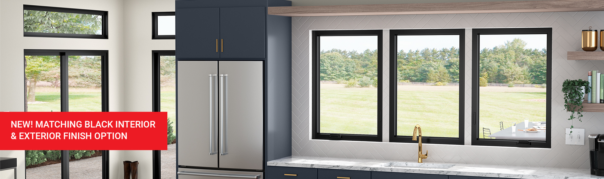 New Matching Black Interior & Exterior Finish Option! | Milgard